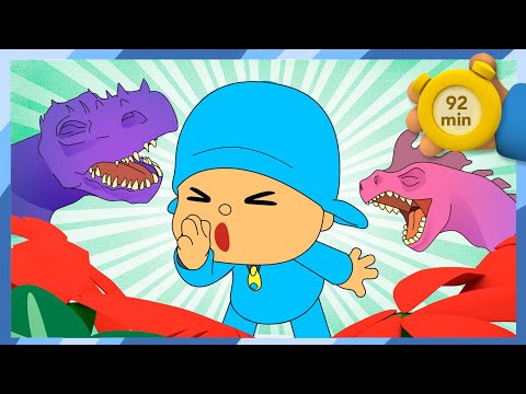 🦕 POCOYO AND NINA - We are Dinosaurs [92 min] | ANIMATED CARTOON for Children | FULL episodes