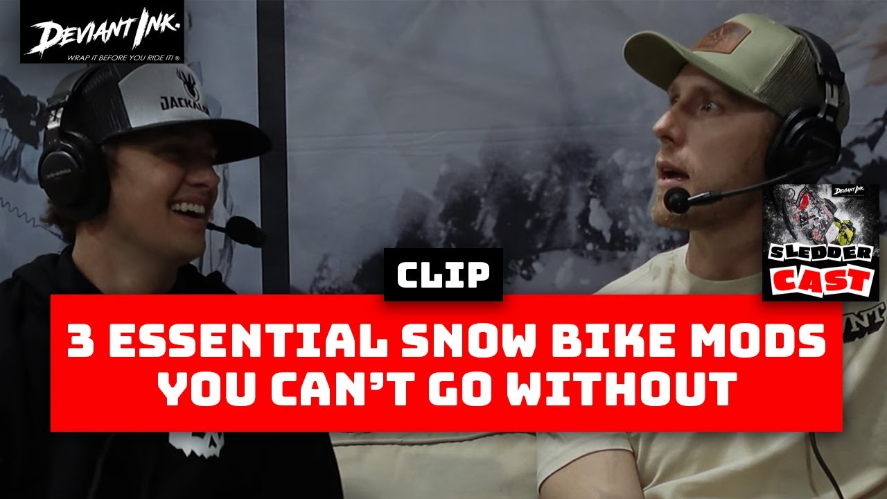 3 Essential Snow Bike Mods You Can't Ride Without - YouTube