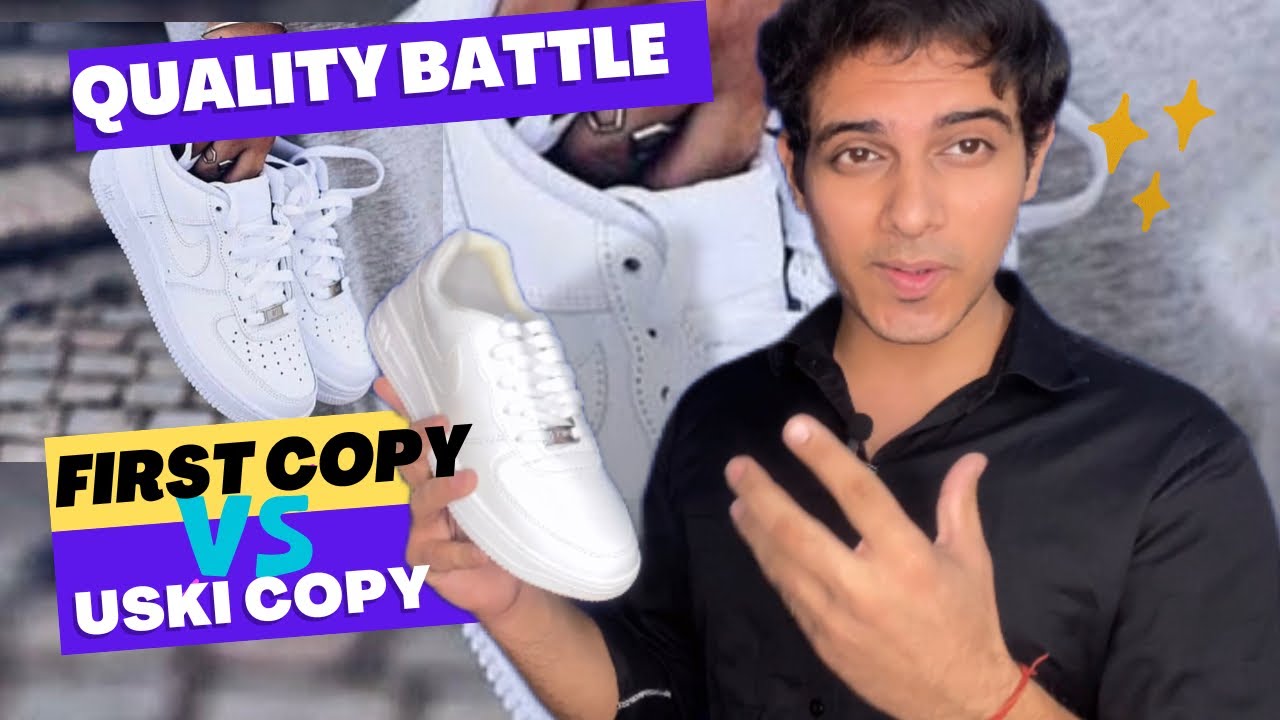 Air Force 1:- 1st Copy Vs 1st Copy Ki First Copy💀🔥| Aukurban - YouTube