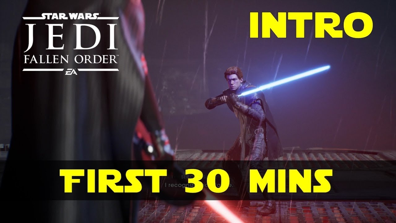 Star Wars Jedi Fallen Order Intro: First 30 mins Gameplay - YouTube
