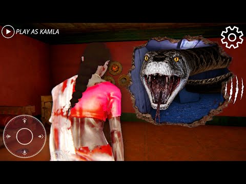 PLAYING AS KAMLA IN ANACONDA HORROR GAME || KAMLA VS SCARY ANACONDA 