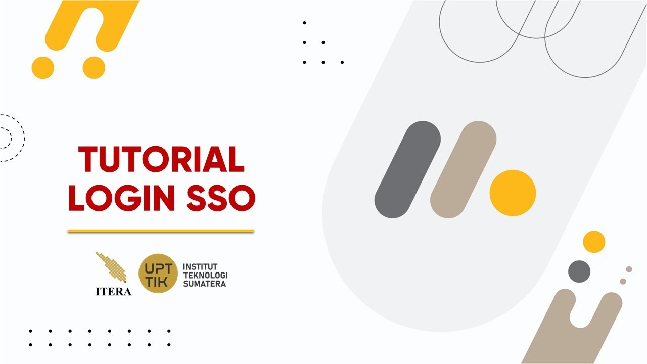 Tutorial Login SSO ITERA - YouTube
