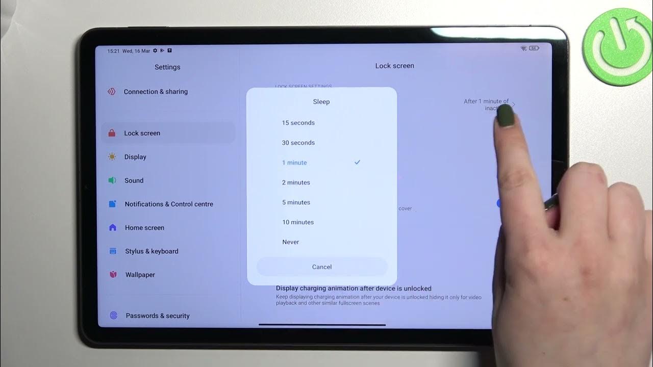 How to Change Screen Timeout on XIAOMI Pad 5 – Personalize Display Settings - YouTube