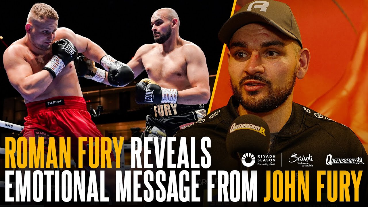 Roman Fury REVEALS emotional message from John Fury after impressive ...