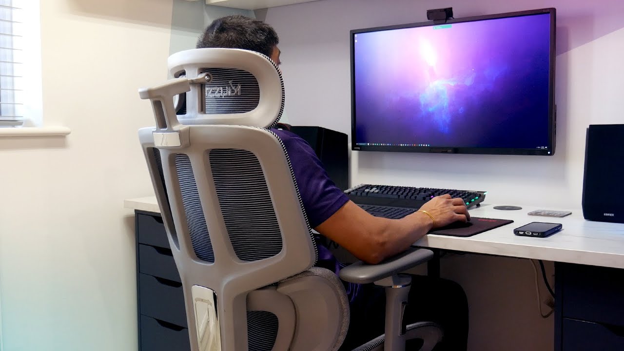 The Musso H80 Pro Ergonomic Office Chair With Footrest For Gaming - YouTube
