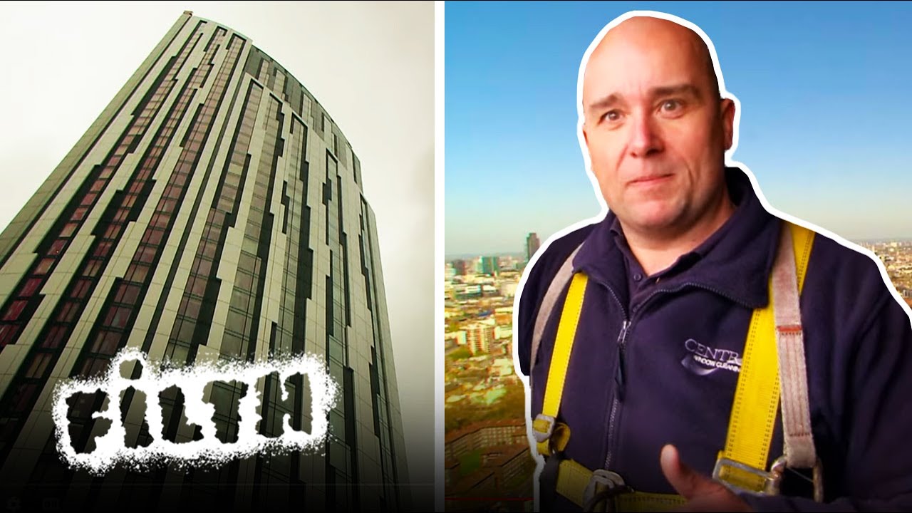 The Men Who Clean The Tallest Buildings In London.... | Supersize Grime ...