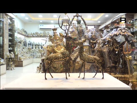 Brass Showpiece Deer Pair Statue (AN227 A) || - YouTube