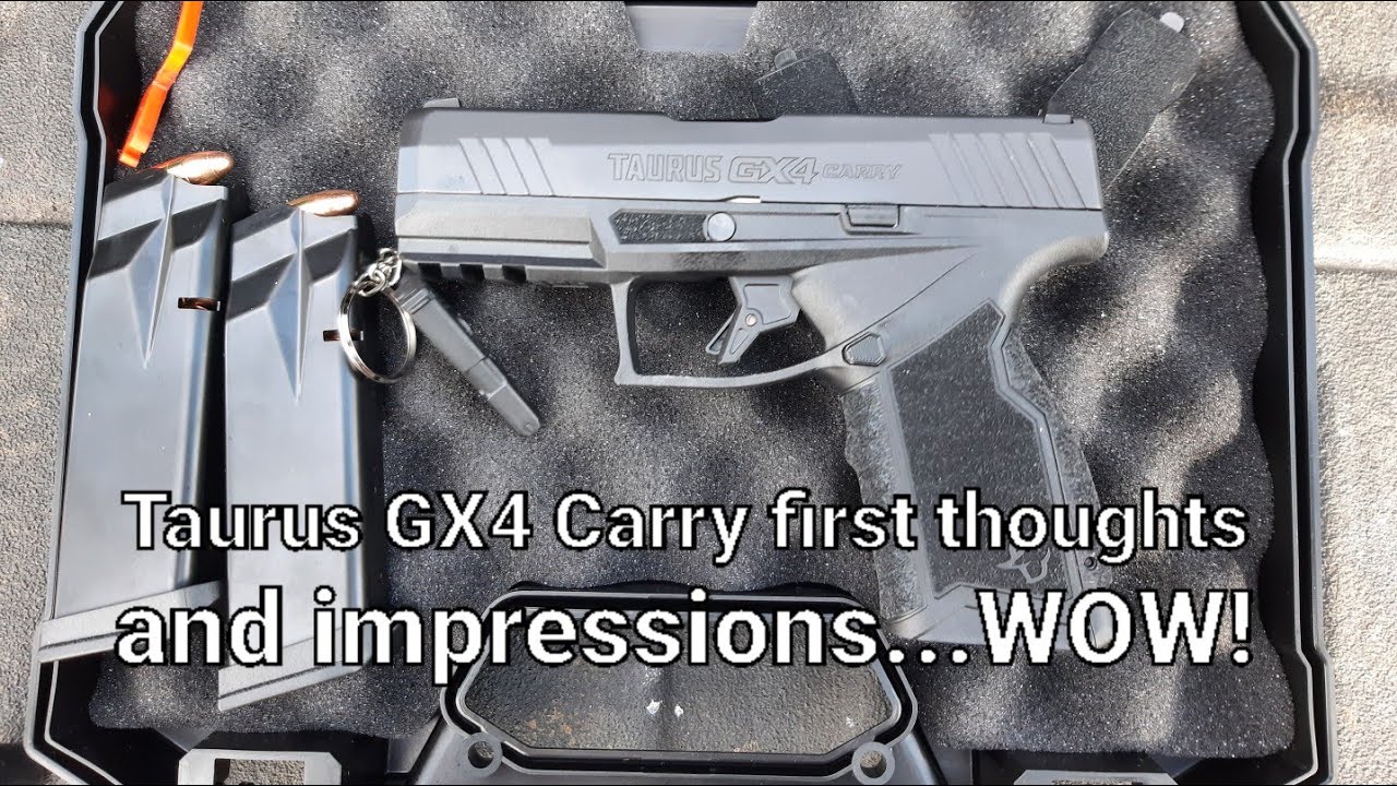 Taurus GX4 Carry First Shots and Impressions - YouTube