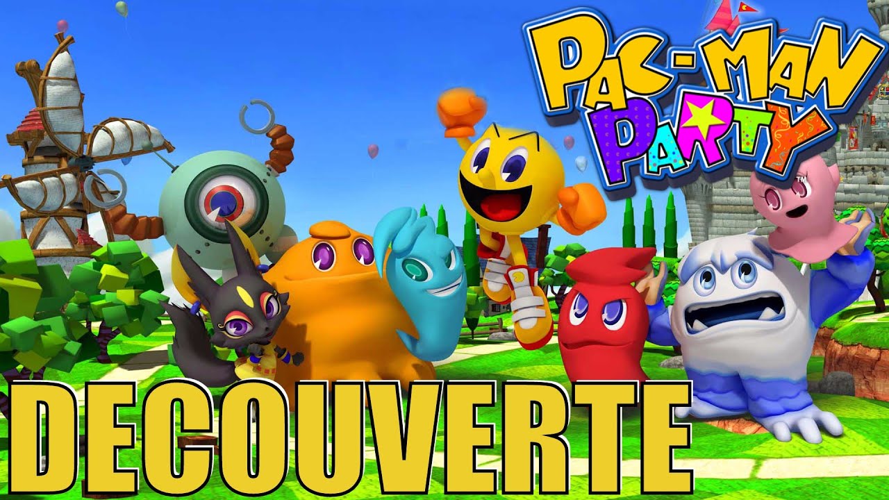 PAC-MAN PARTY FR WII | ROND COMME UN BALLON ! - YouTube