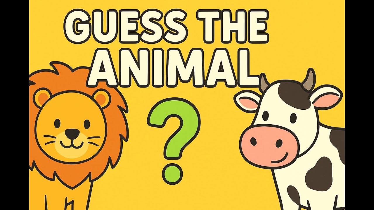 🎵 Guess the Animal! — Fun Song for Toddlers | Animal Sounds & Sing ...