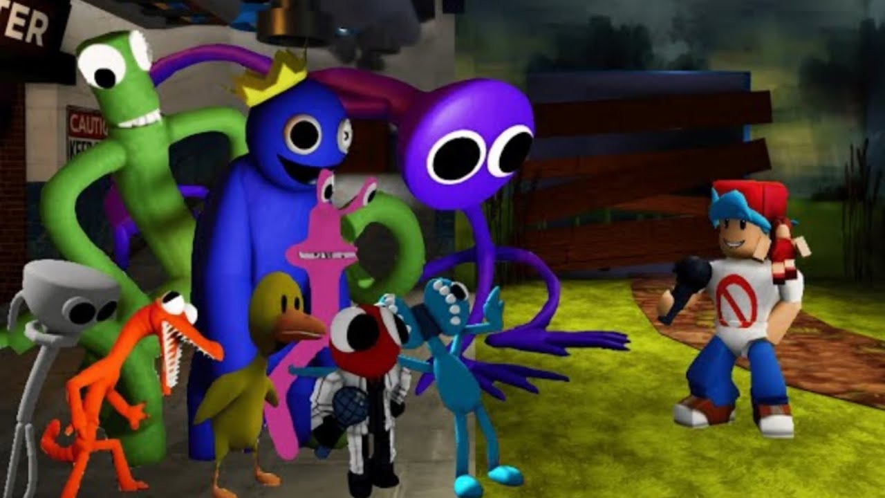 rainbow friends vs bf - YouTube