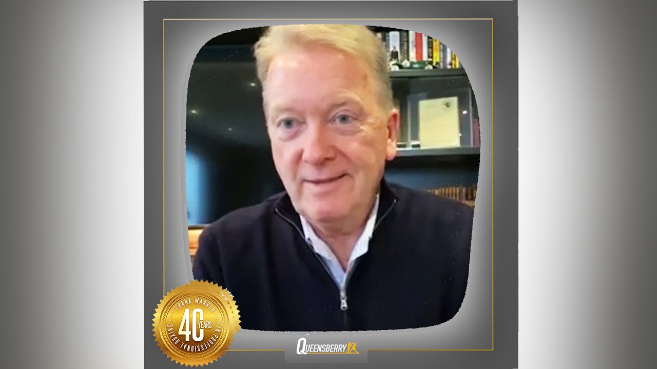 Frank Warren (40th anniversary): 'CAN'T BLAME MATCHROOM FOR AJ PPV ...