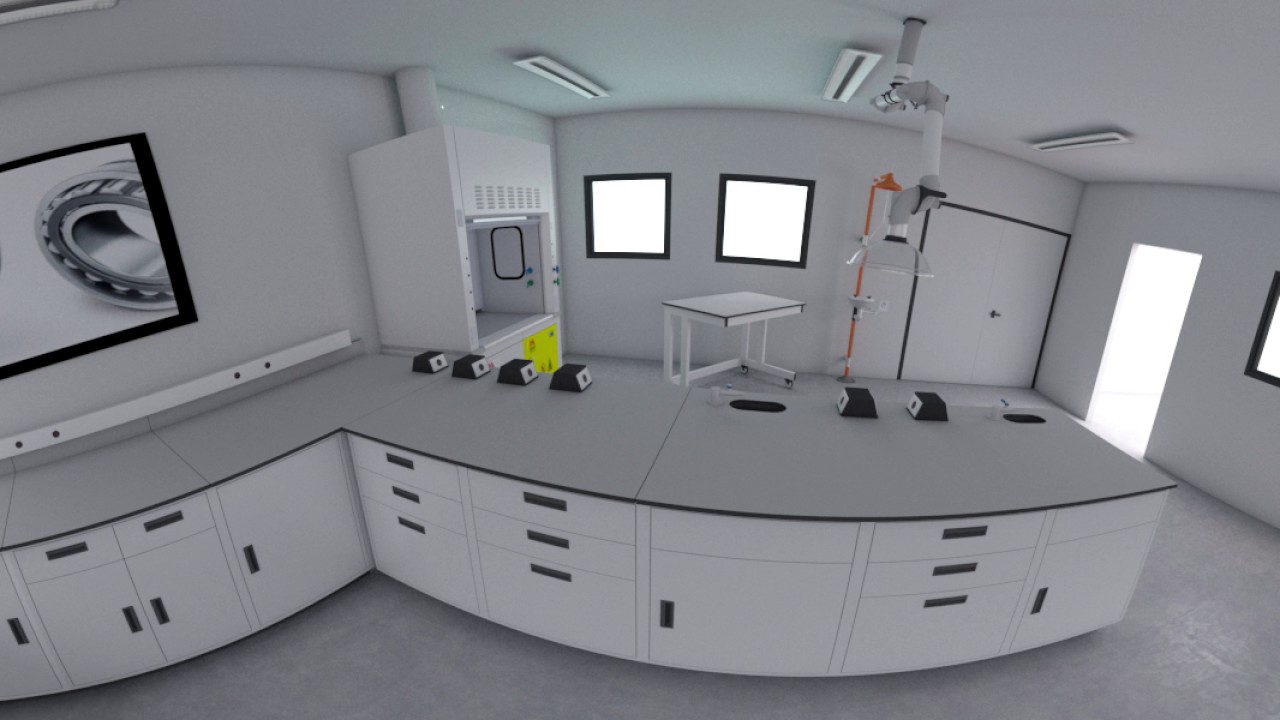 VR (360 render) Diseño de Laboratorio SCHAEFFLER MEXICO (Laboratory ...