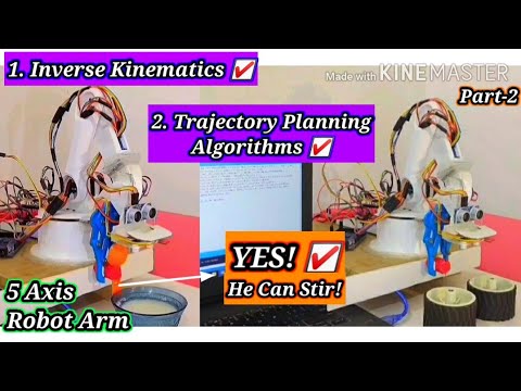 Arduino Robotic Arm: Trajectory Planning and Inverse Kinematics - YouTube
