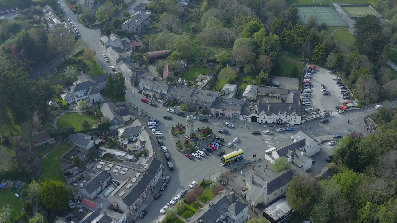 Enniskerry Village, County Wicklow, Ireland. Mavic 2 Pro - YouTube