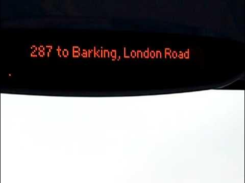 287 to Barking,London Road (Short Journey) - YouTube