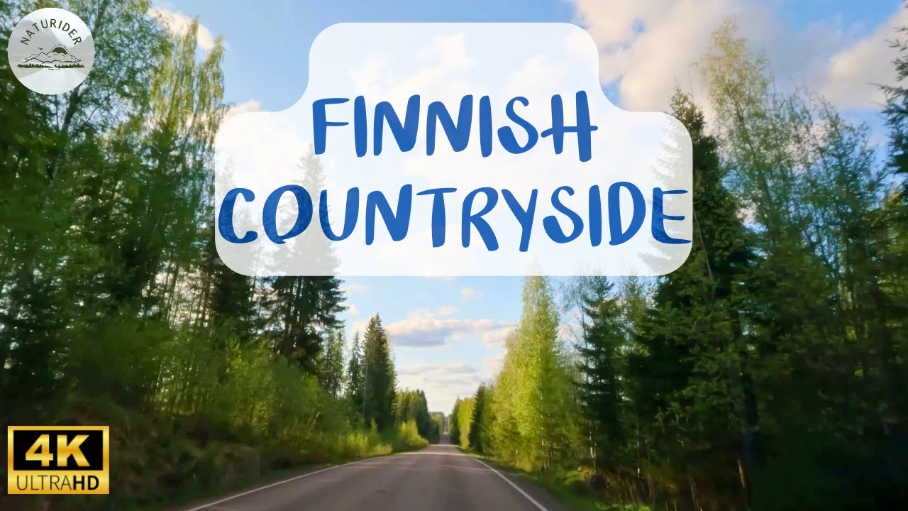 Driving in Finland Countryside | Serene Journey Through Nature's Beauty ...