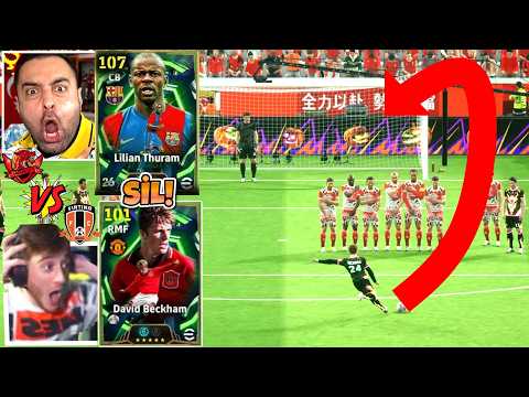 TARİHİ DÜELLO 😱 2 TANE 30 METRE FRİKİK GOL ! THURAM VS BECKHAM ! ELPESİCO 26 ÜMİDİ VS EMJAN !