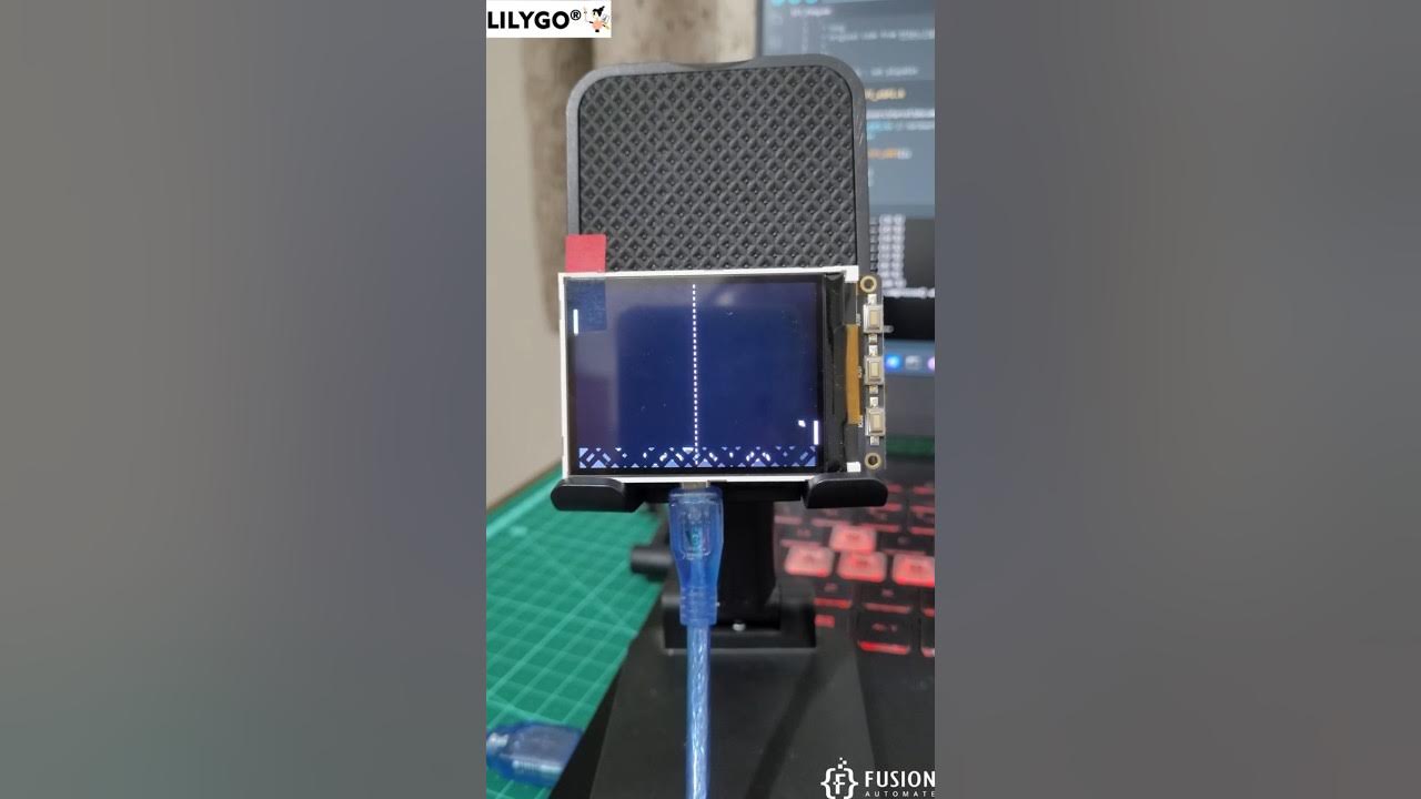 Lilygo T4 V1.3 | ESP32 | ILI9341 LCD Display | Pong Example | - YouTube