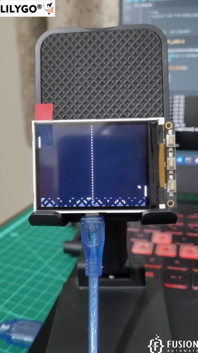 Lilygo T4 V1.3 | ESP32 | ILI9341 LCD Display | Pong Example | - YouTube