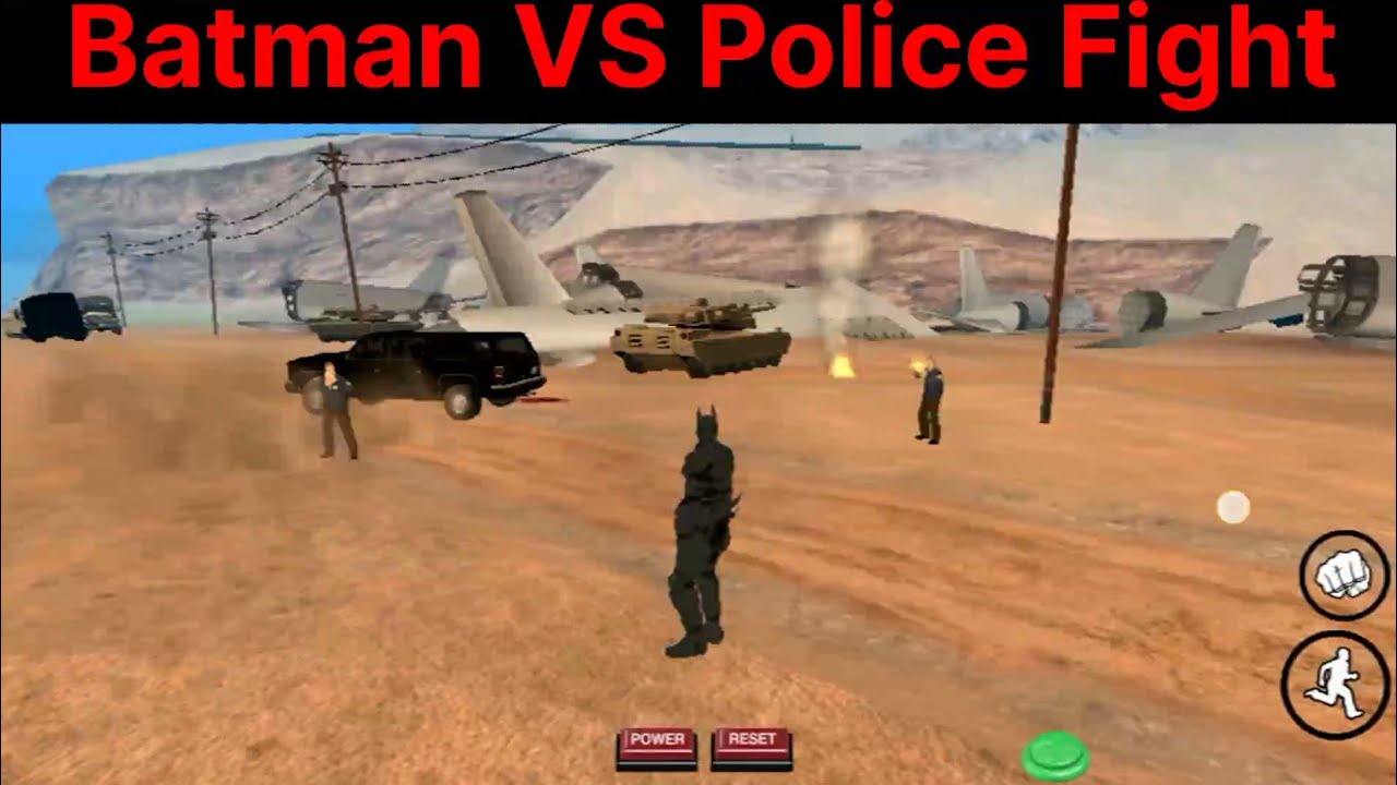 GTA SA Batman VS Police Batman Power VS Police Army Unit 33 - YouTube