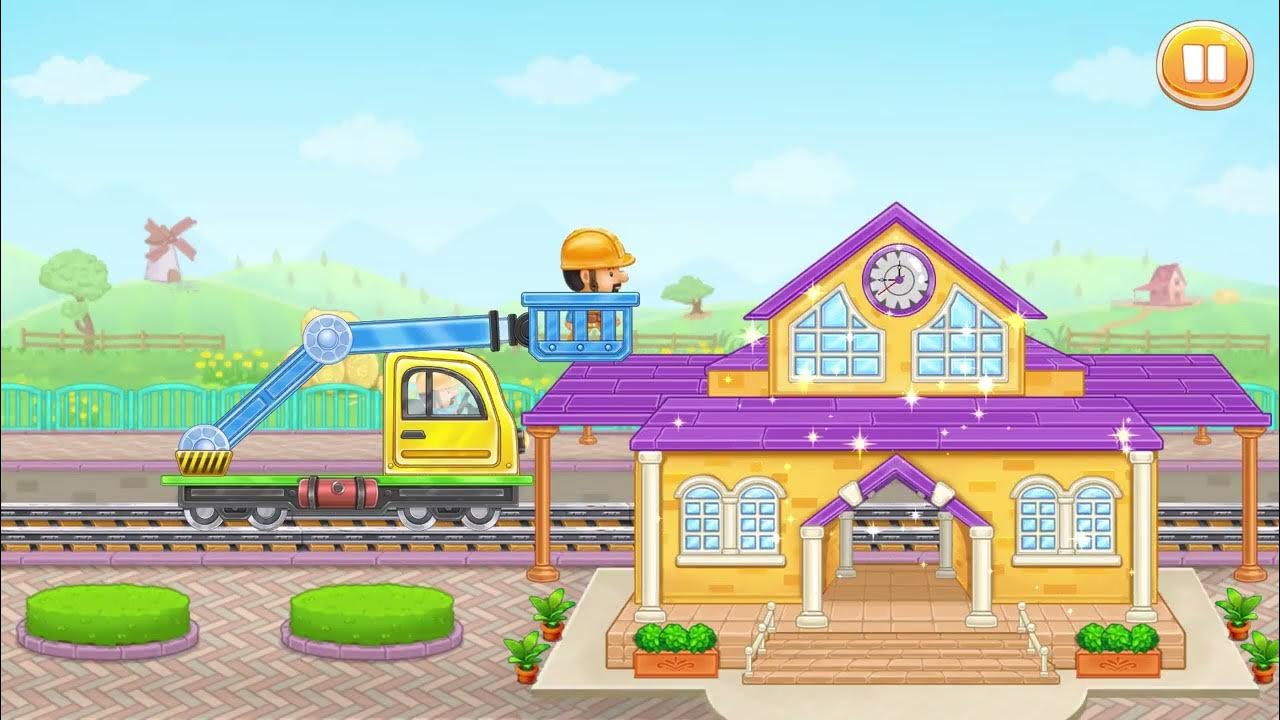 Kids Train Game: Build Station - YouTube