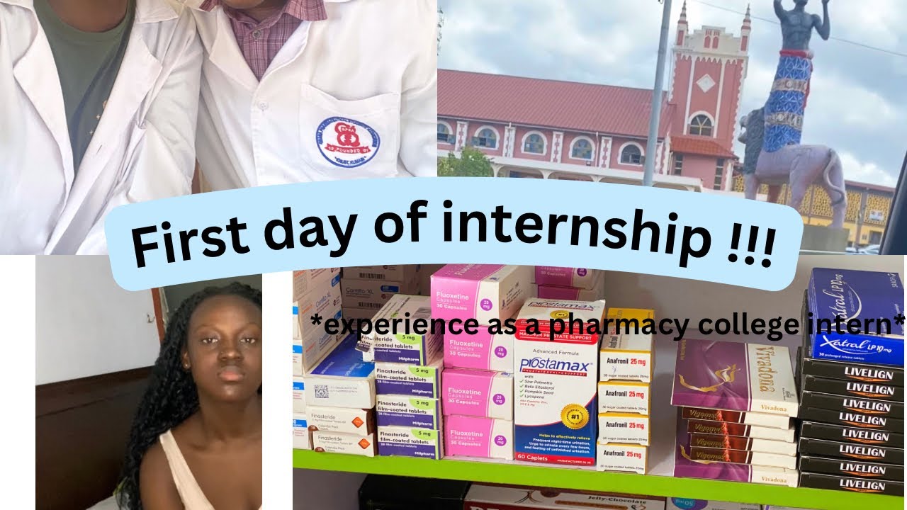 MY FIRST DAY AS A PHARMACY INTERN |*my experience *#viral #college# ...