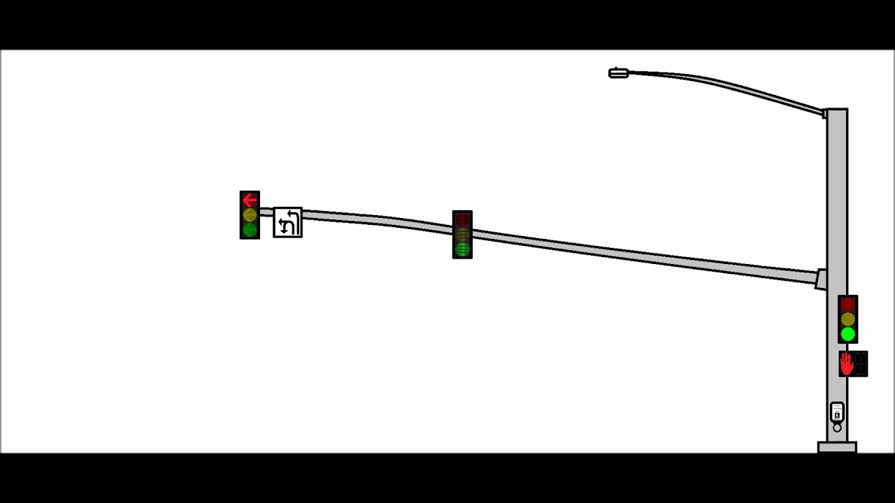 Traffic Signal Animation - YouTube