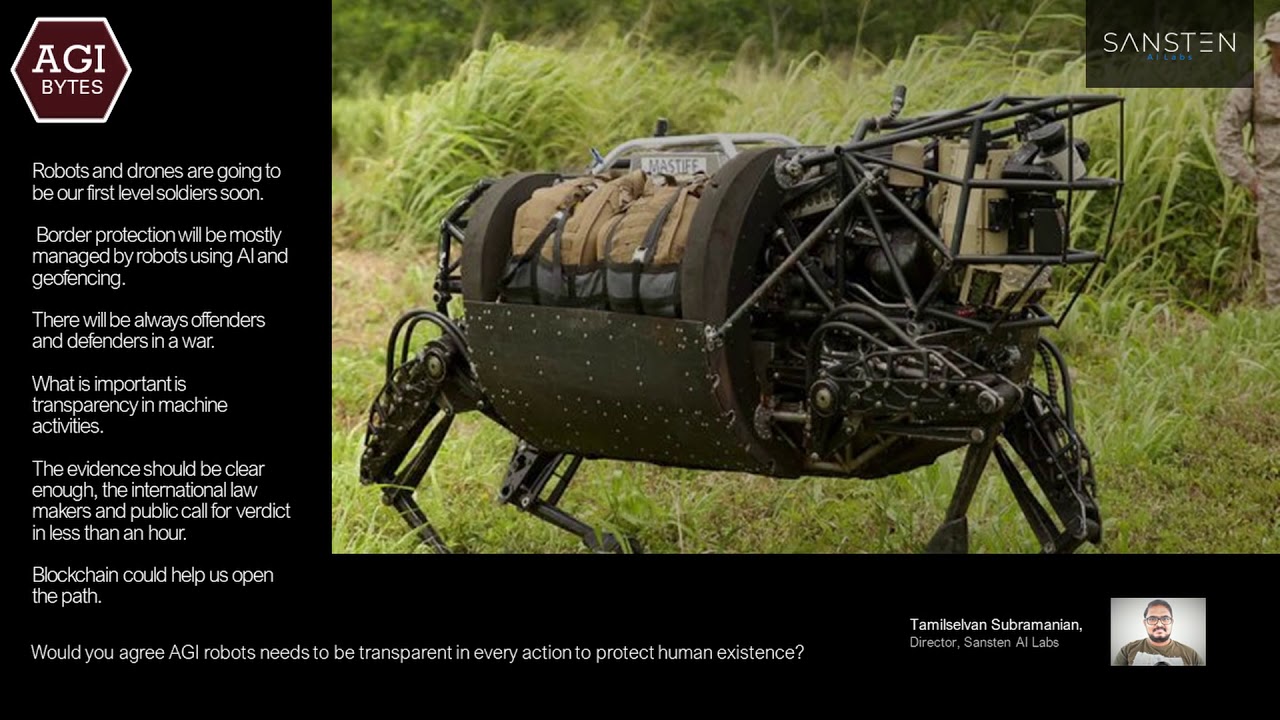 AI Robot Soldiers and Date transparency AGI #6 - YouTube