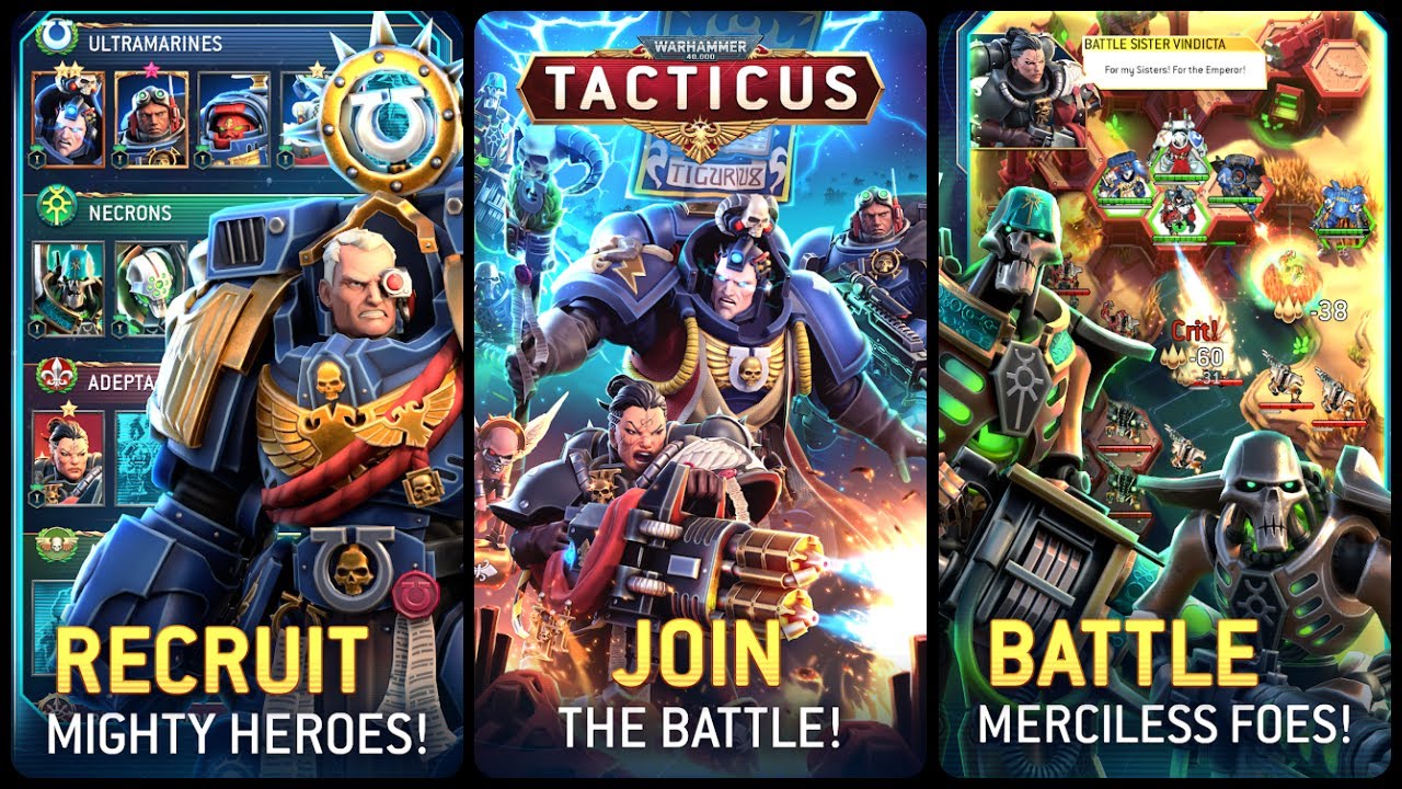 Warhammer 40,000: Tacticus Gameplay Android Mobile - YouTube