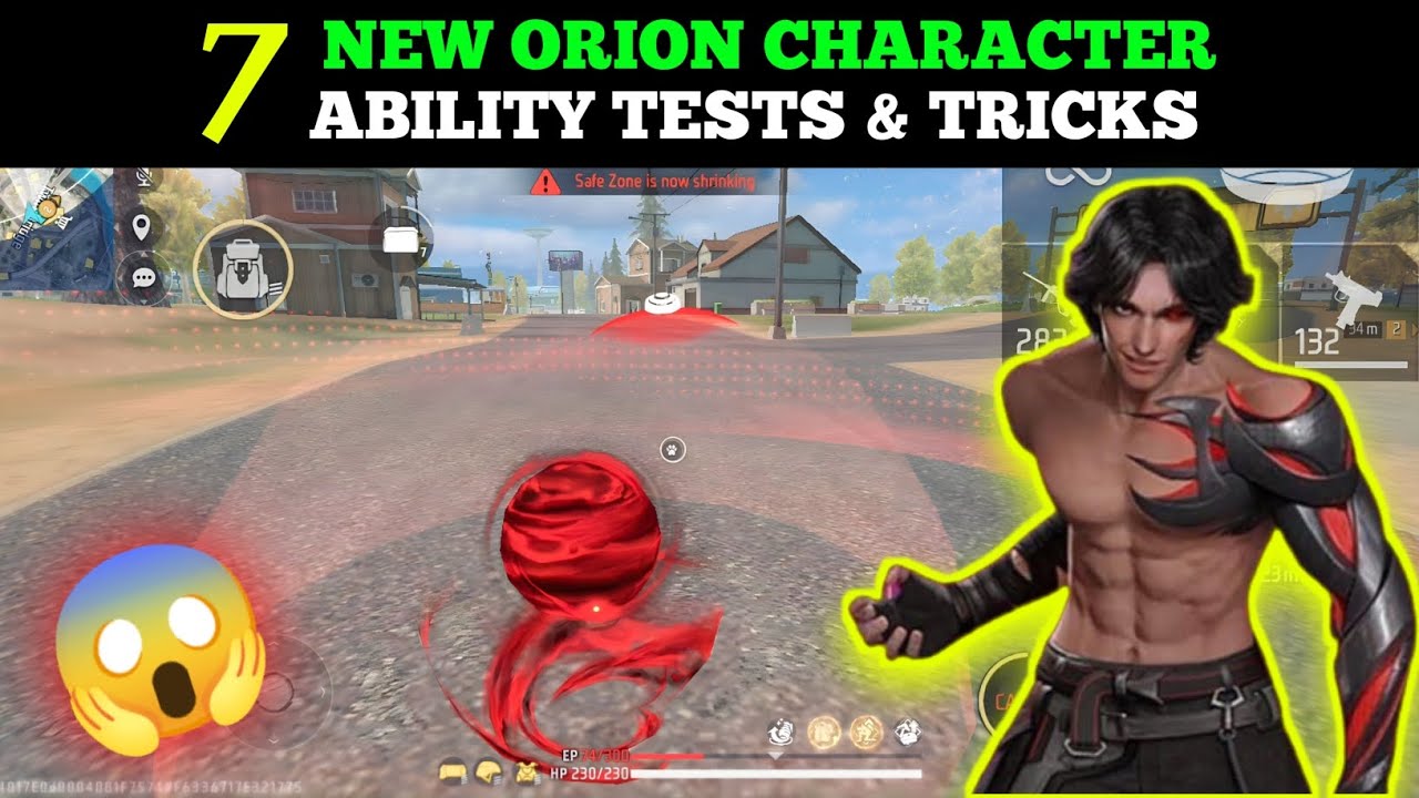 orion character tips and tricks in br rank | how to use Orion charactor ...