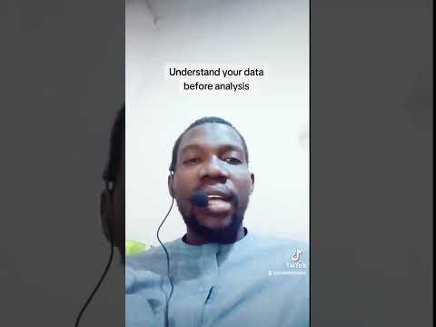 Understand your data before analysis - YouTube