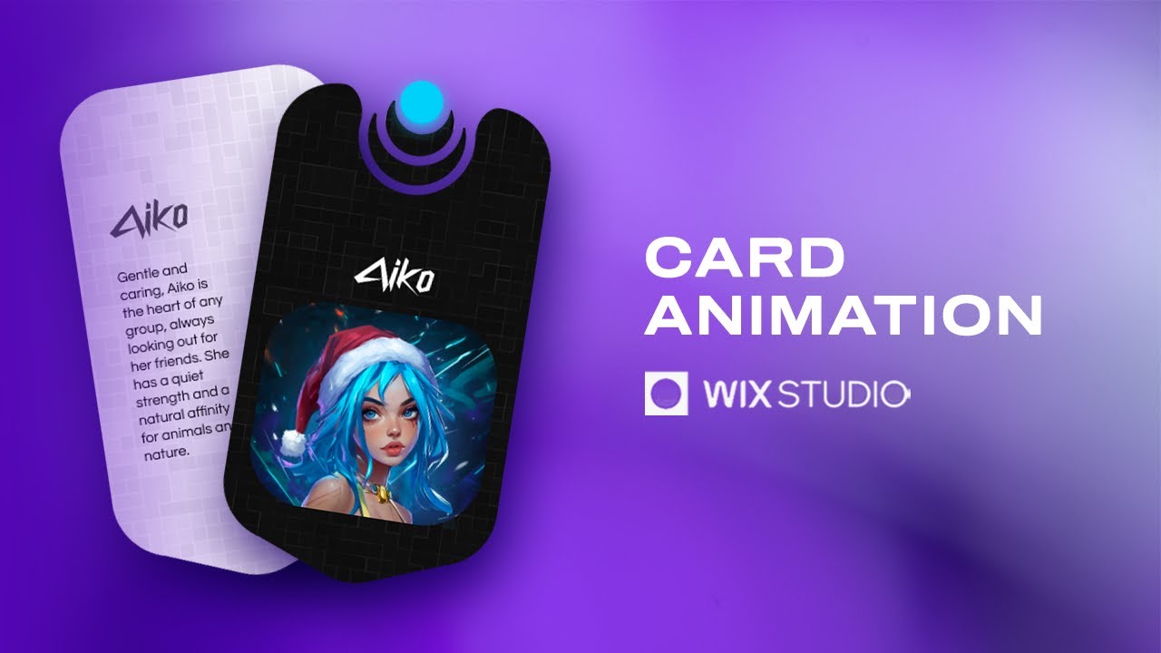 Mastering Card Animations in Wix Studio #wixstudio #animation - YouTube