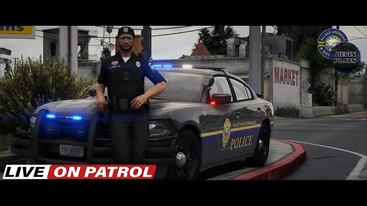 Devin Plays | Live on Patrol | Paleto Bay Township Police - YouTube