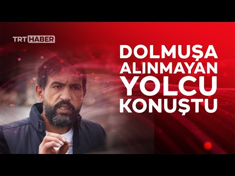 Araçtan indirilmeye çalışılan yolcu: Lütfen şoförü işe geri alsınlar