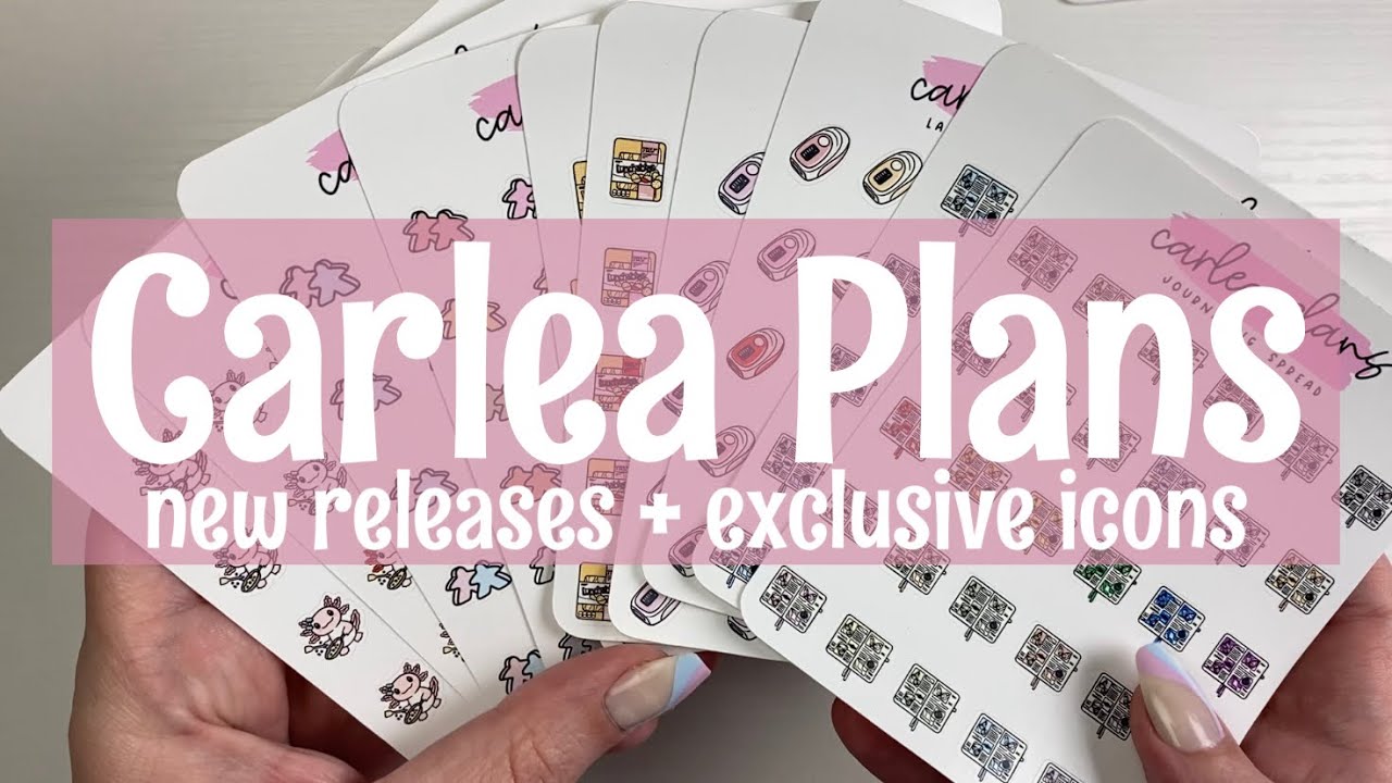 Carlea Plans || New Releases + Exclusive Icons || April 18th - YouTube