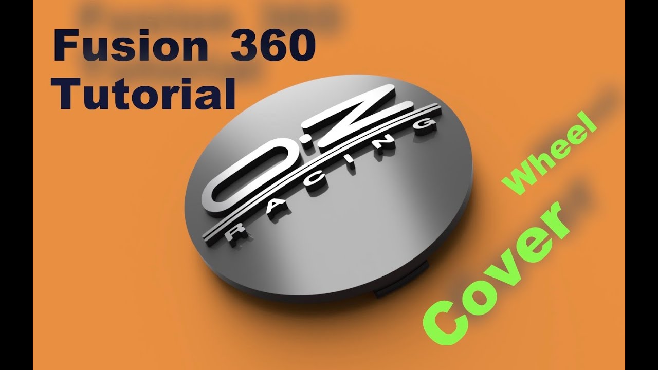 Fusion 360 Tutorial: OZ wheels cover EASY, STEP BY STEP! - YouTube