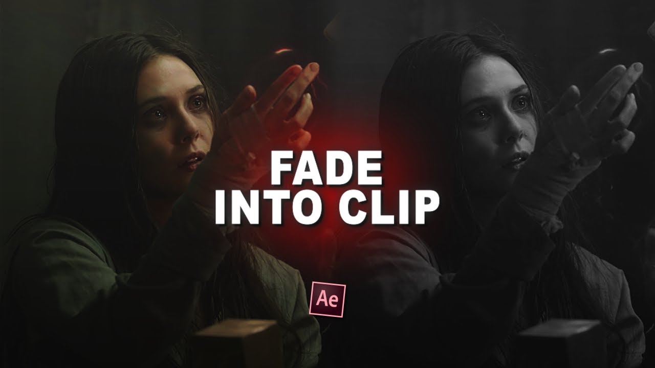 fade into clip transition ; after effects - YouTube