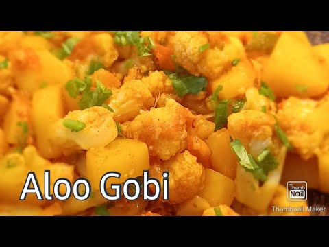 Stir Fry Potato and Cauliflower with spices or Aloo Gobi ala Que ...