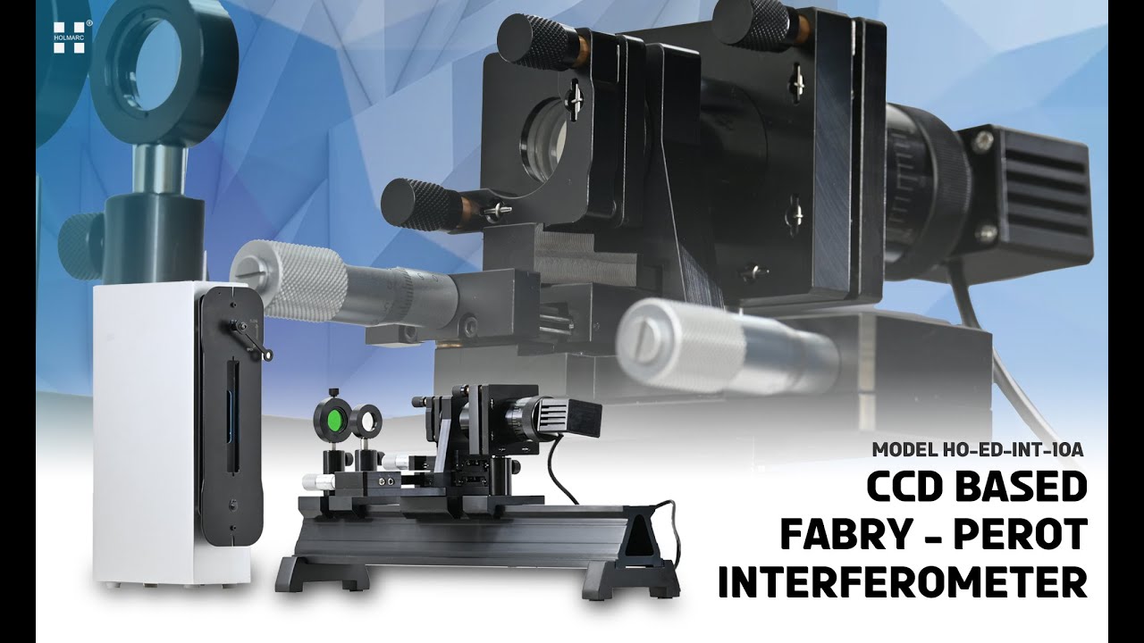 Fabry Perot Interferometer-CCD based - YouTube