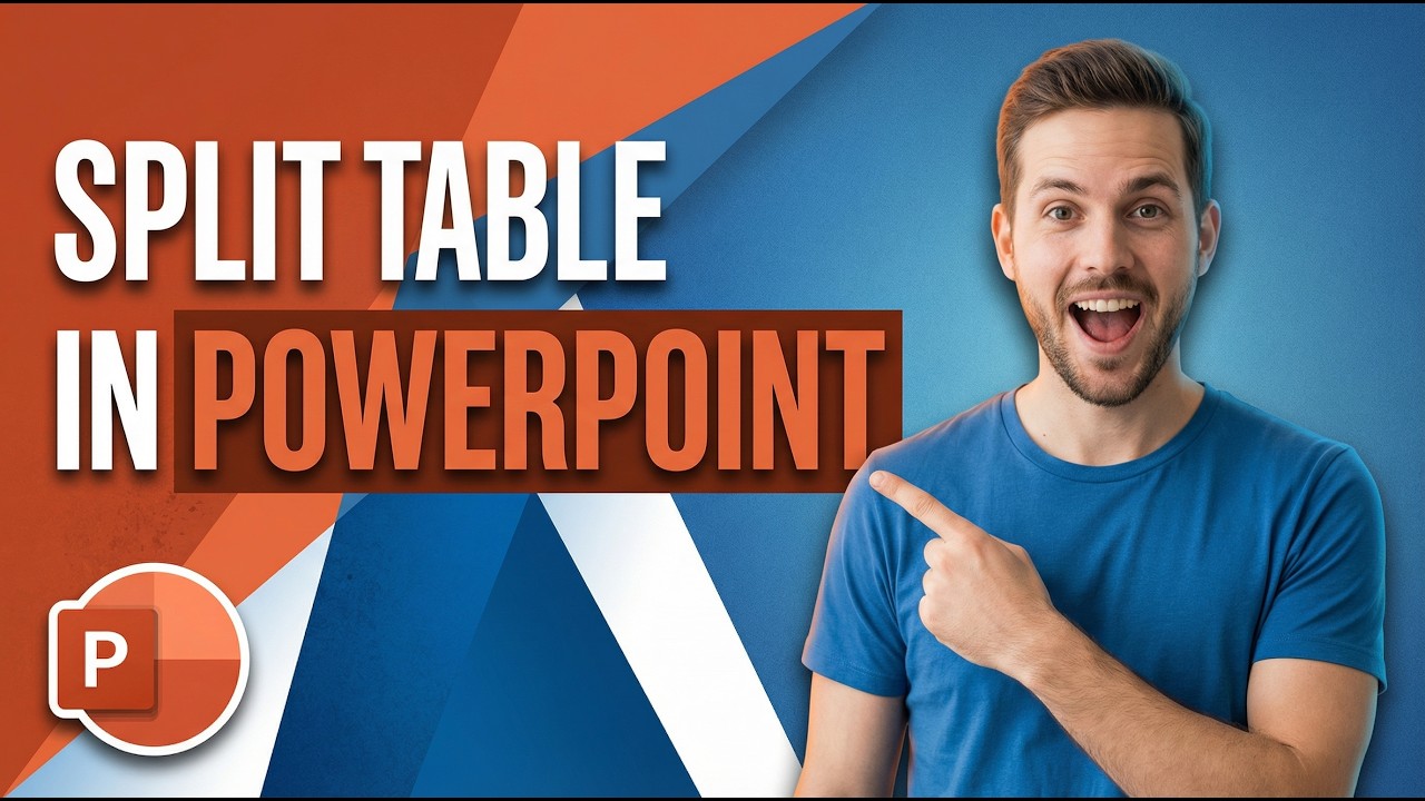 How To Split Table In PowerPoint (Easy Guide) - YouTube