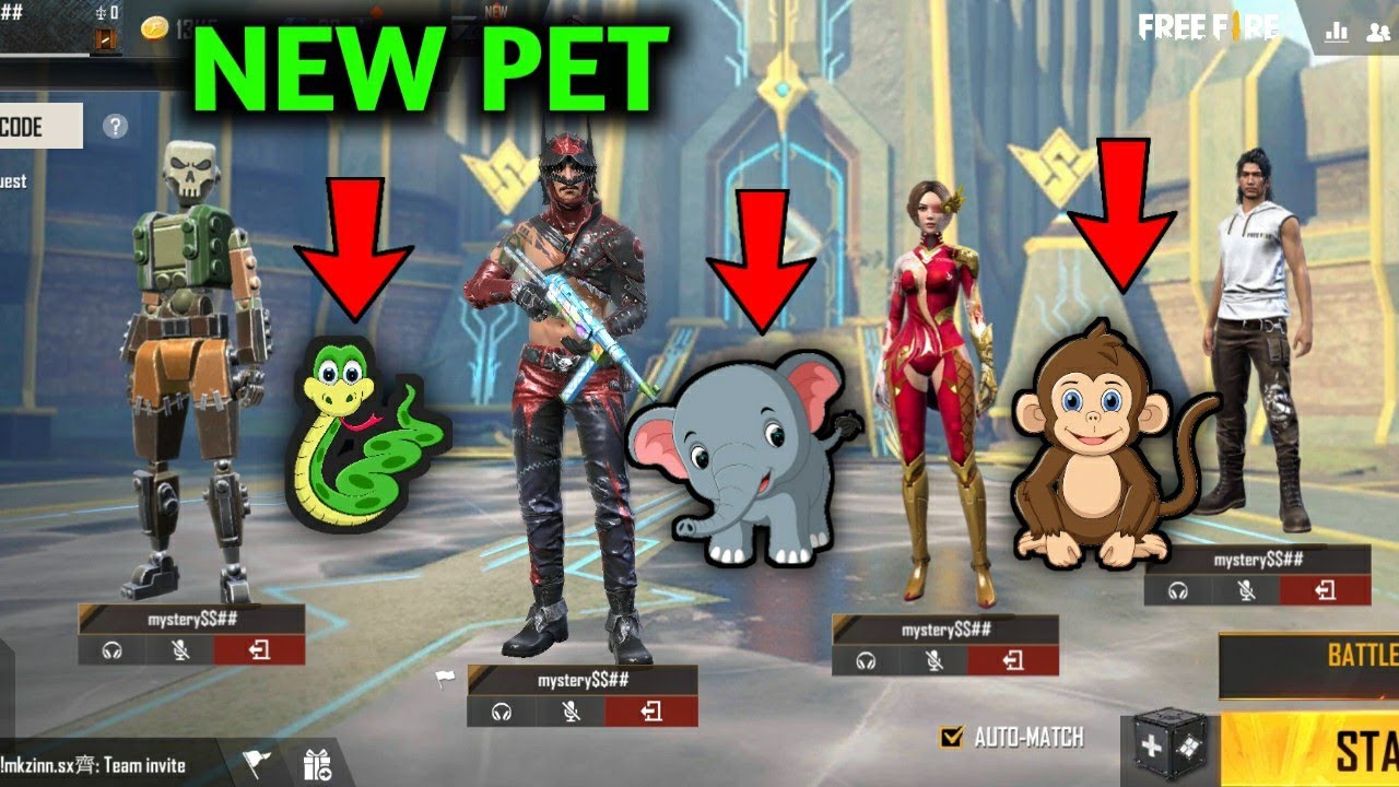 FREE FIRE NEW PET | NEW UPDATE FULL DETAILS | HELPING GAMER - YouTube