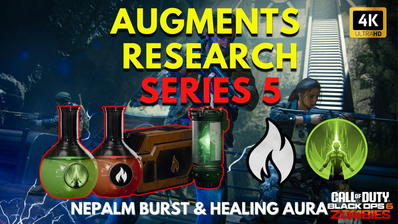 Black Ops 6 Zombies Augments Series 5: Napalm Burst & Healing Aura # ...
