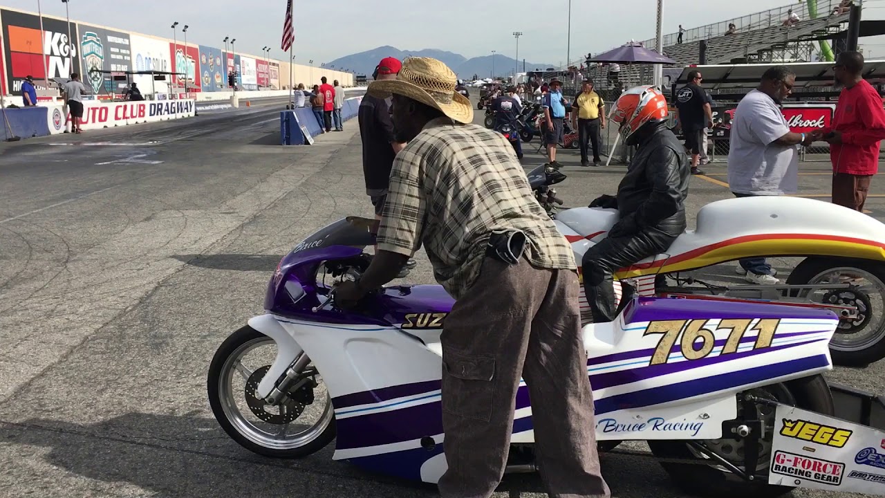 Fast West Coast Motorcycle Drag Racing From Fontana! - YouTube