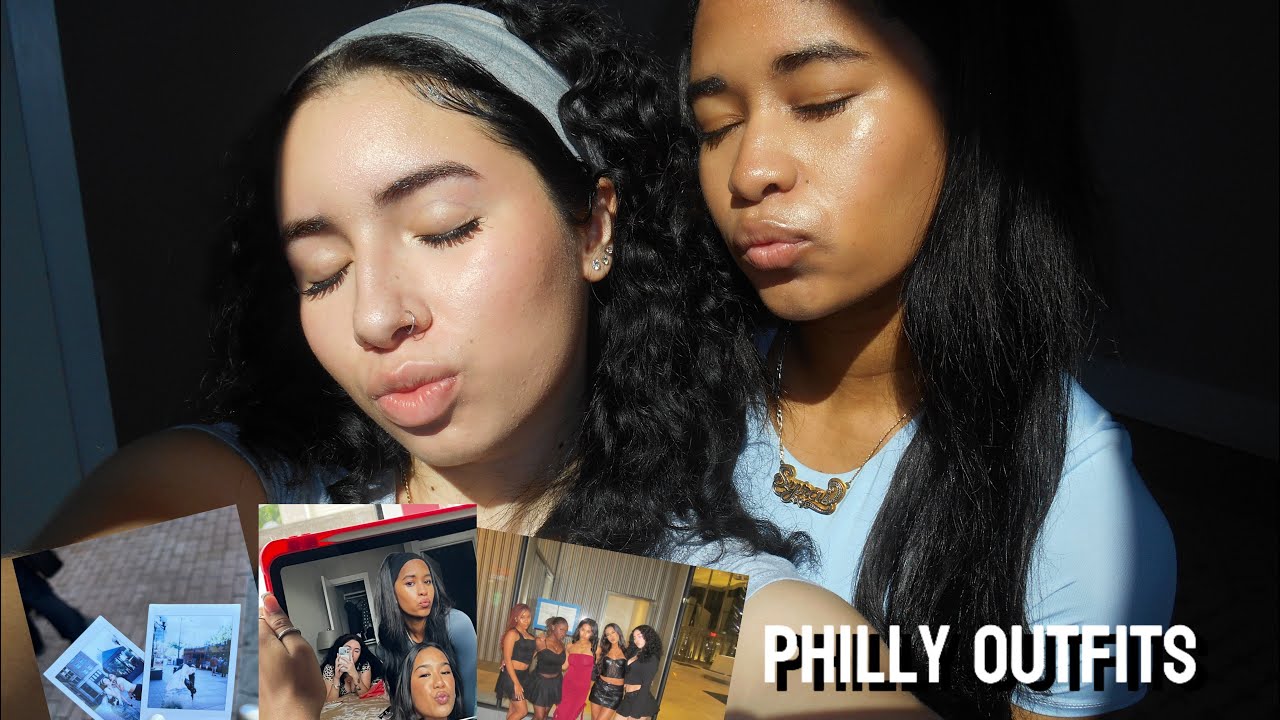 PHILLY TRIP OUTFITS ( 3 days of outfits, Thursday-Sunday ) - YouTube