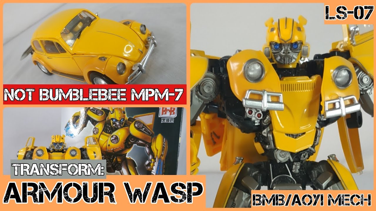 TRANSFORM ARMOUR WASP LS07 BMB / AOYI MECH KO OS NOT TRANSFORMERS ...