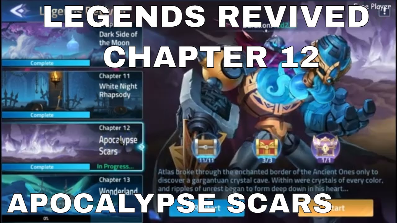 LEGENDS REVIVED | CHAPTER 12 | APOCALYPSE SCARS MOBILE LEGENDS ...