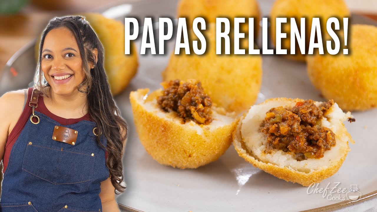 Papas Rellenas Cubanas | Cuban Style Potato Croquettes | Chef Zee Cooks ...