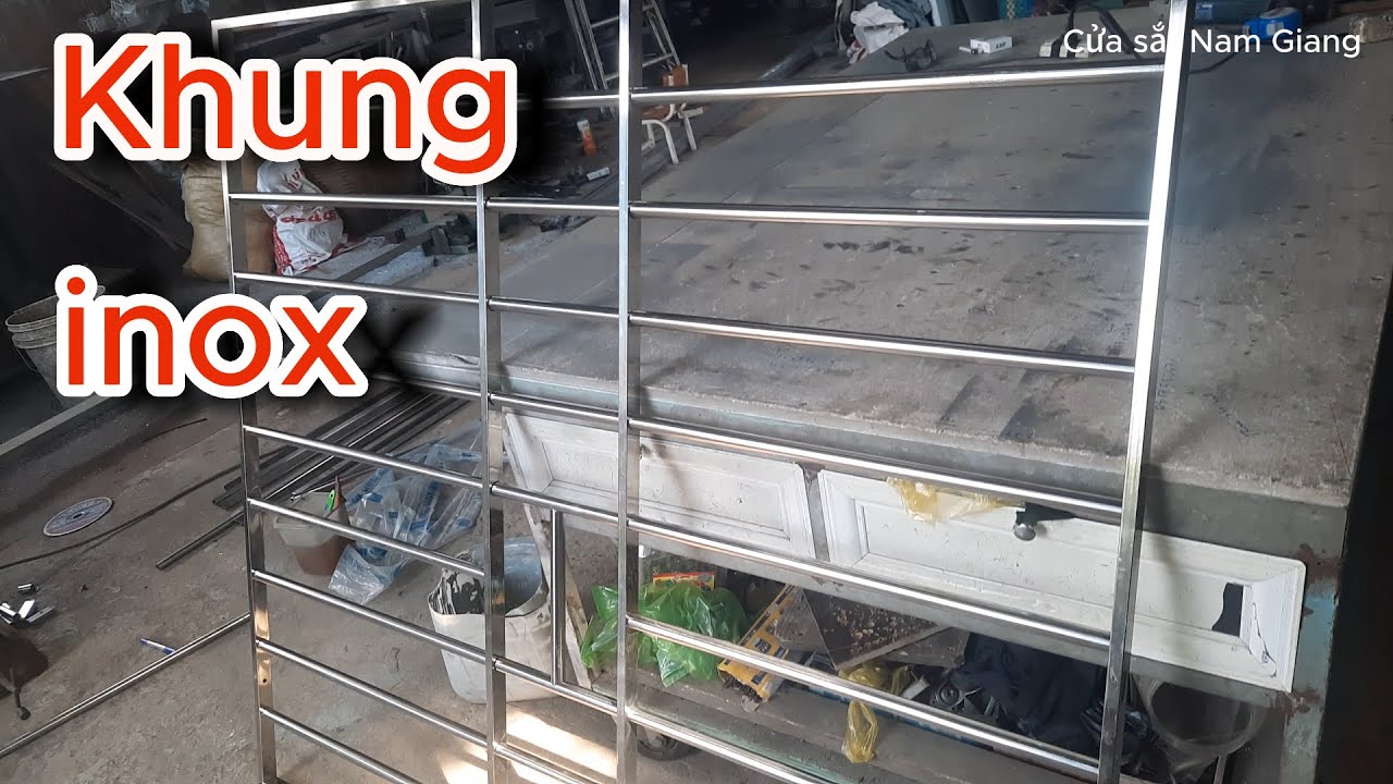 Cách làm khung bảo vệ inox như thế nào?. Mọi người cùng tham khảo nhé ...