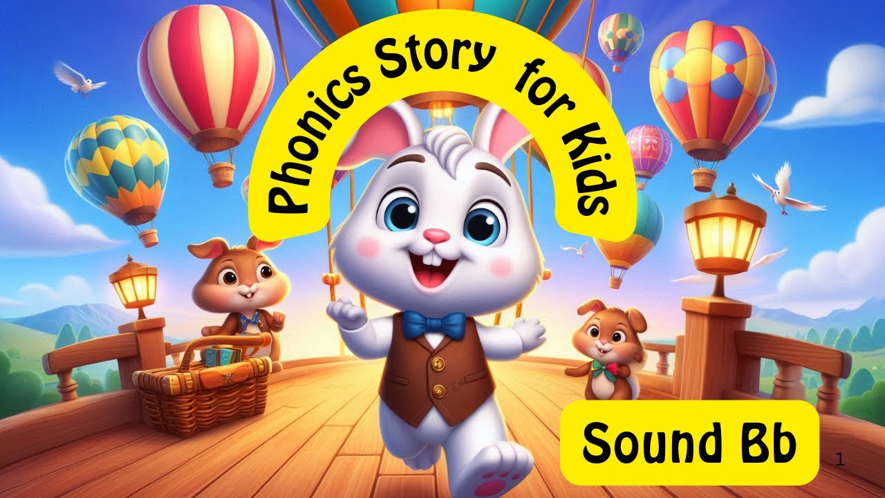 Phonics story on Sound b for kids - YouTube